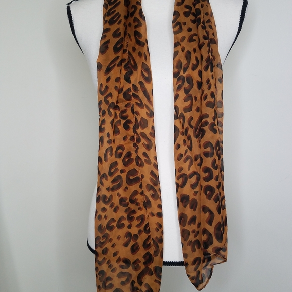 Accessories | Animal Print Scarf Cheetah 14x62 | Poshmark
